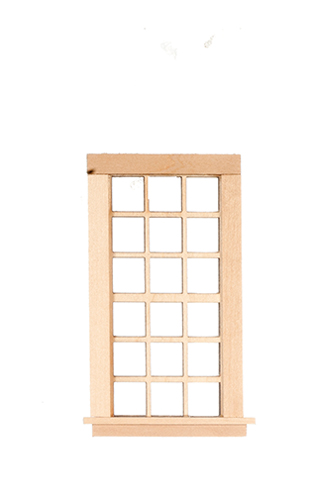 Dollhouse Miniature Window - 9 over 9