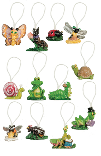 Dollhouse Miniature Assorted Poly Figures