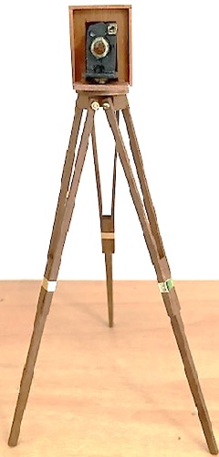 Dollhouse Miniature Vintage Camera by Dean Jenson